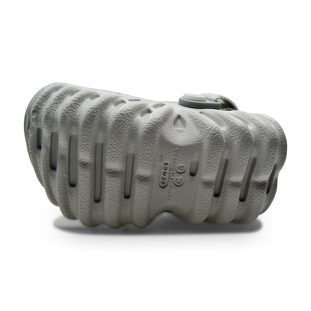 Kids Crocs Echo Clog T - 208191 1FT - Atmosphere Grey – Foot World