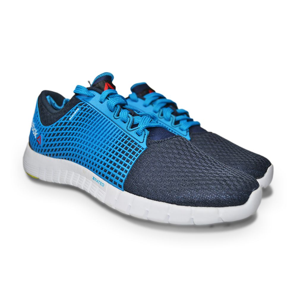 Mens Reebok Z quick Light Running Trainers - V67118 - Navy Blue White ...