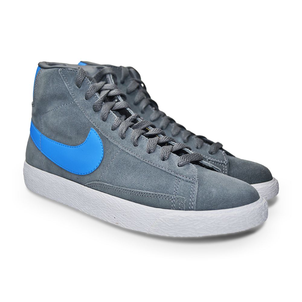 Nike Blazer Mid Vantage GS 539929 042 Dark Grey Photo Blue – Foot World