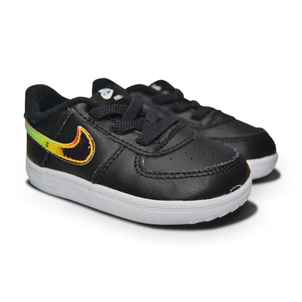 Nike Force 1 Crib for Babies (CB) CW1576 002 Black Multi Color White ...