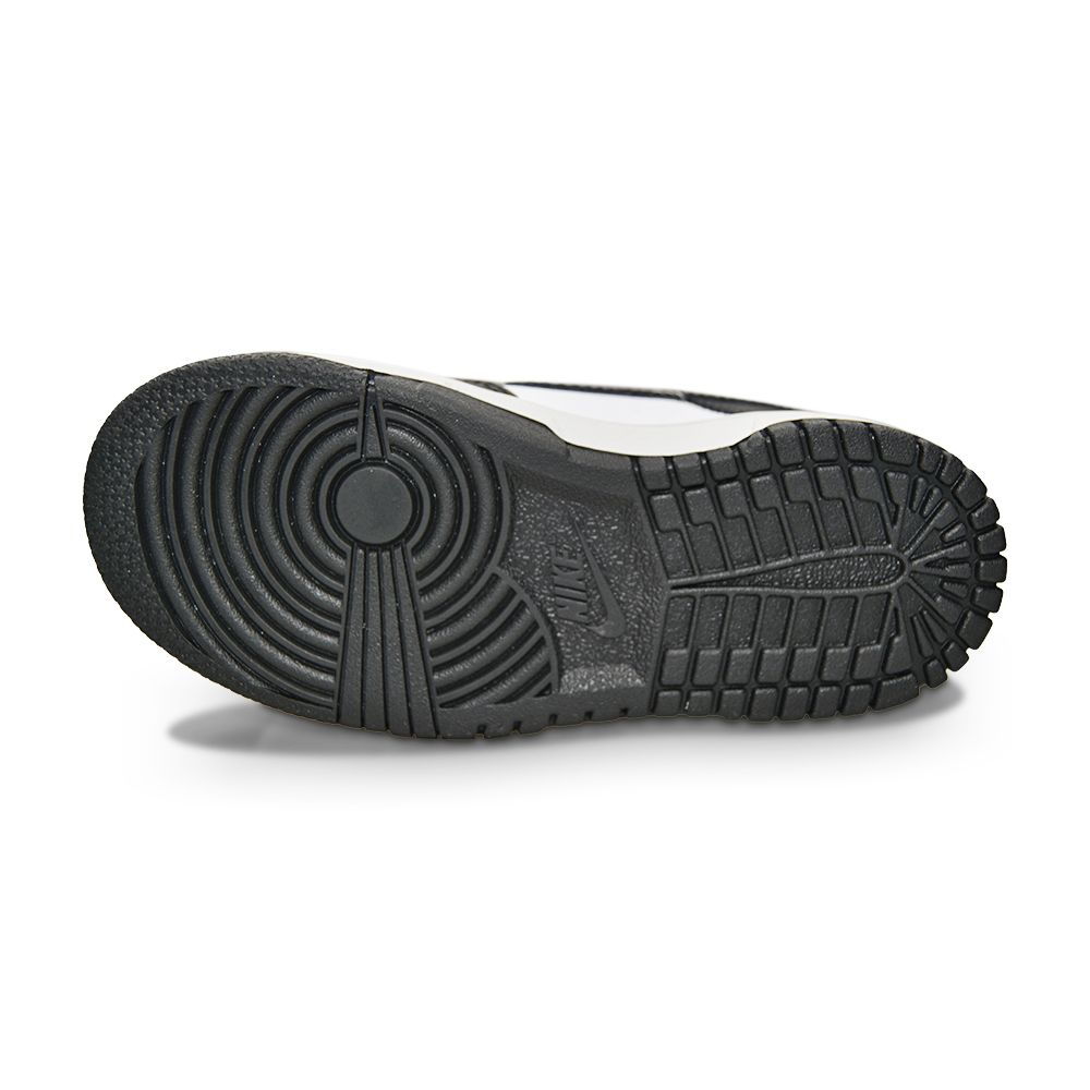 Kids Nike Dunk Low (TDE) - CW1589 100 - White Black White – Foot World