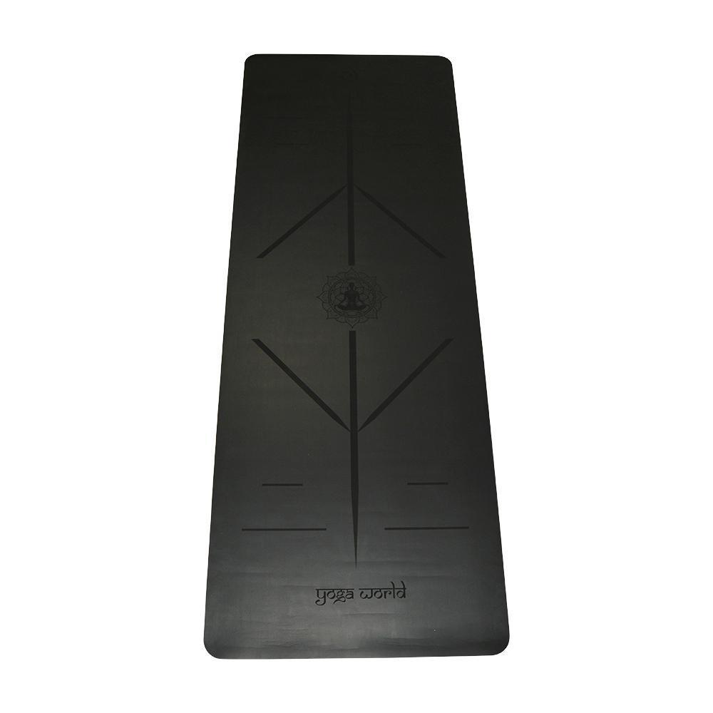 Black Bundle | Yoga World Mandala Pu Yoga Mat Bundle | Mat Bundle ...
