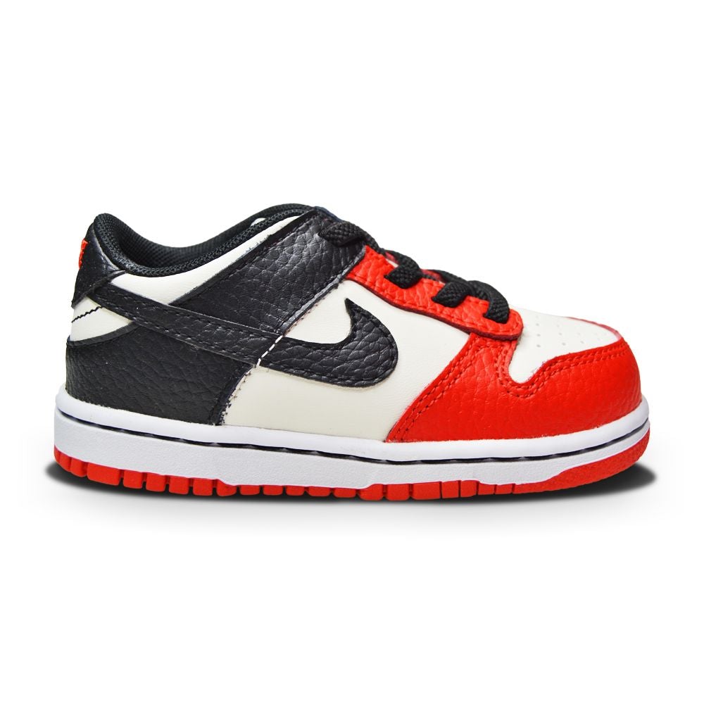 Kids Nike Dunk Low TDE - DC9562 100 - Sail Black Chile Red – Foot World