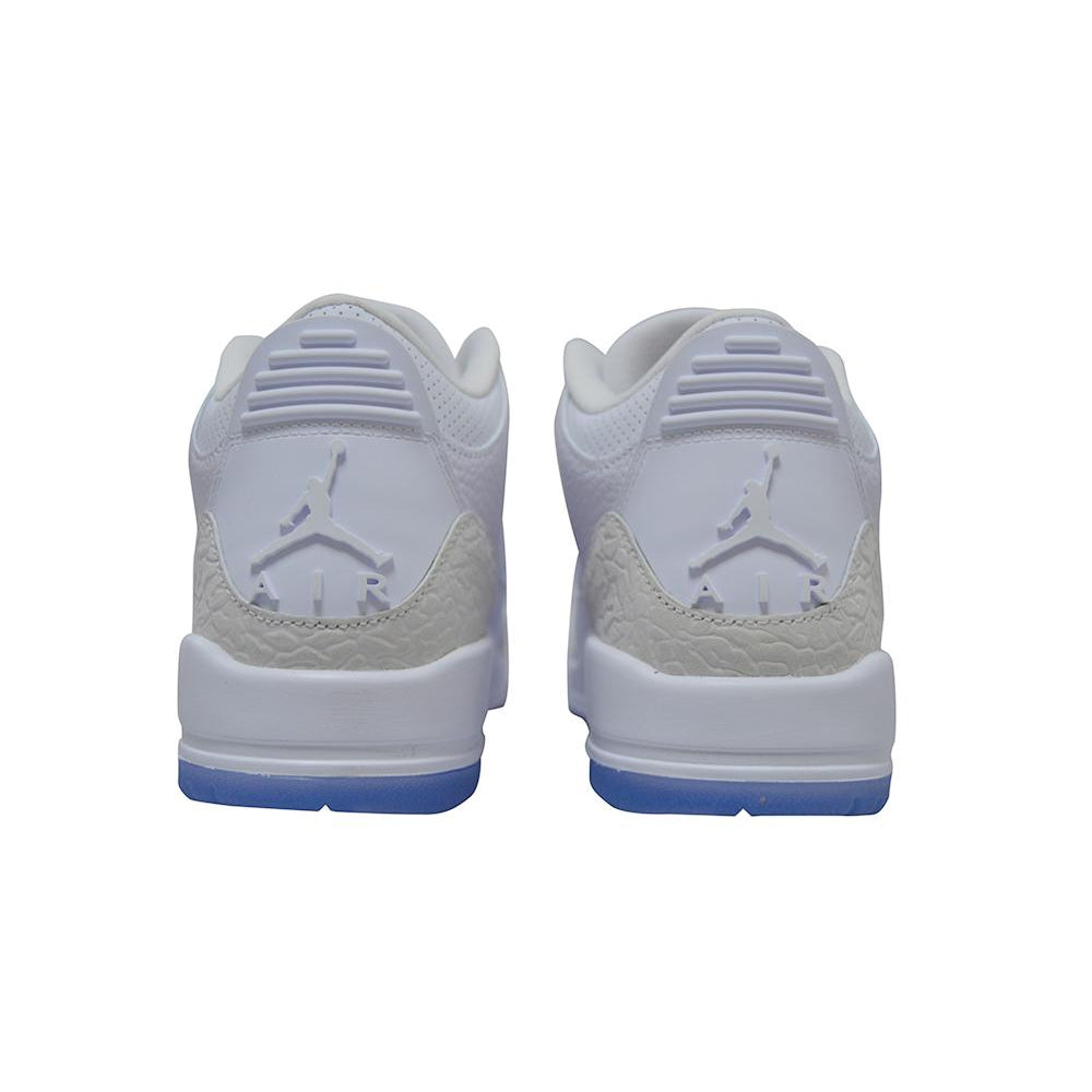 Mens Nike Air Jordan 3 Retro *RARE* - 136064111 - White White Trainers ...