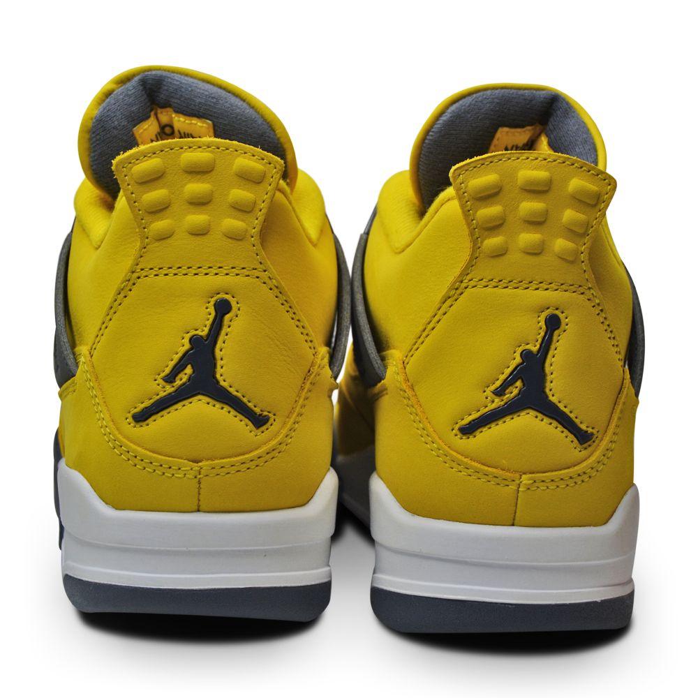 Mens Nike Air Jordan 4 Retro In Tour Yellow Foot World